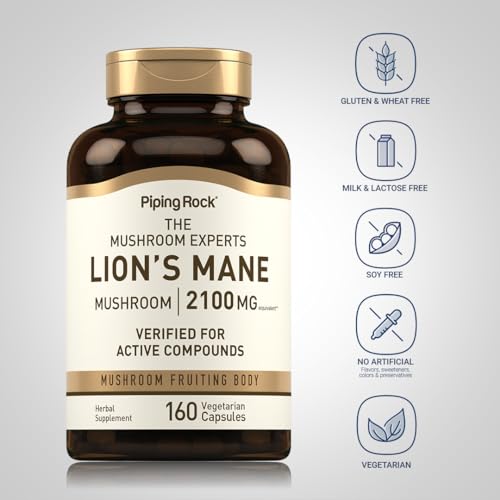 Piping Rock mushroom supplement benefits