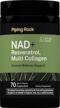 Piping Rock NAD Resveratrol capsules