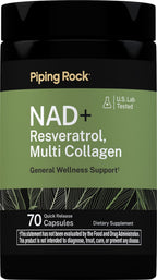 Piping Rock NAD Resveratrol capsules