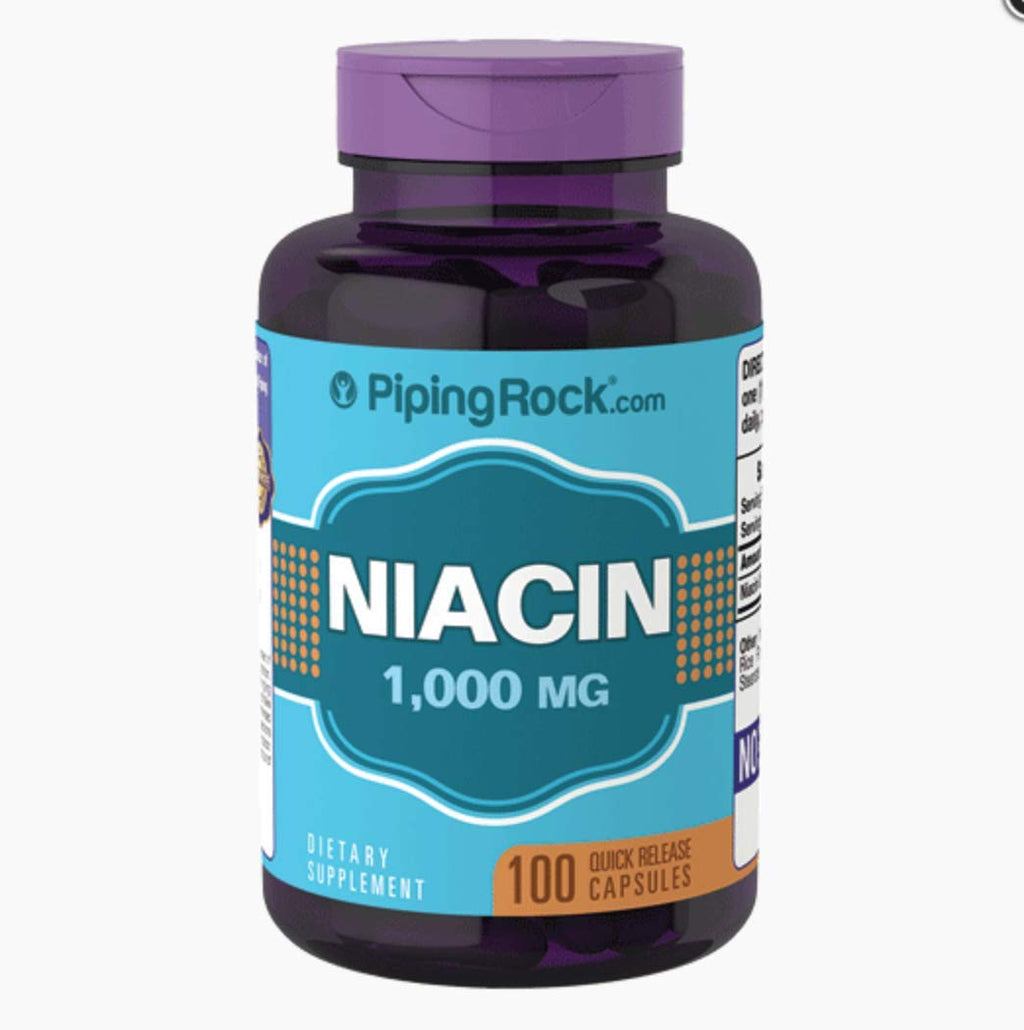 Piping Rock Niacin 1000 mg capsules