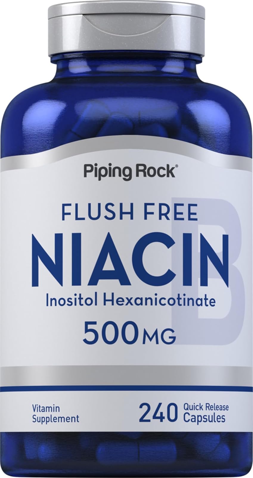 Piping Rock Niacin 500 mg capsules