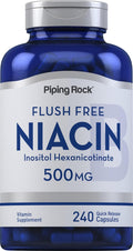 Piping Rock Niacin 500 mg capsules