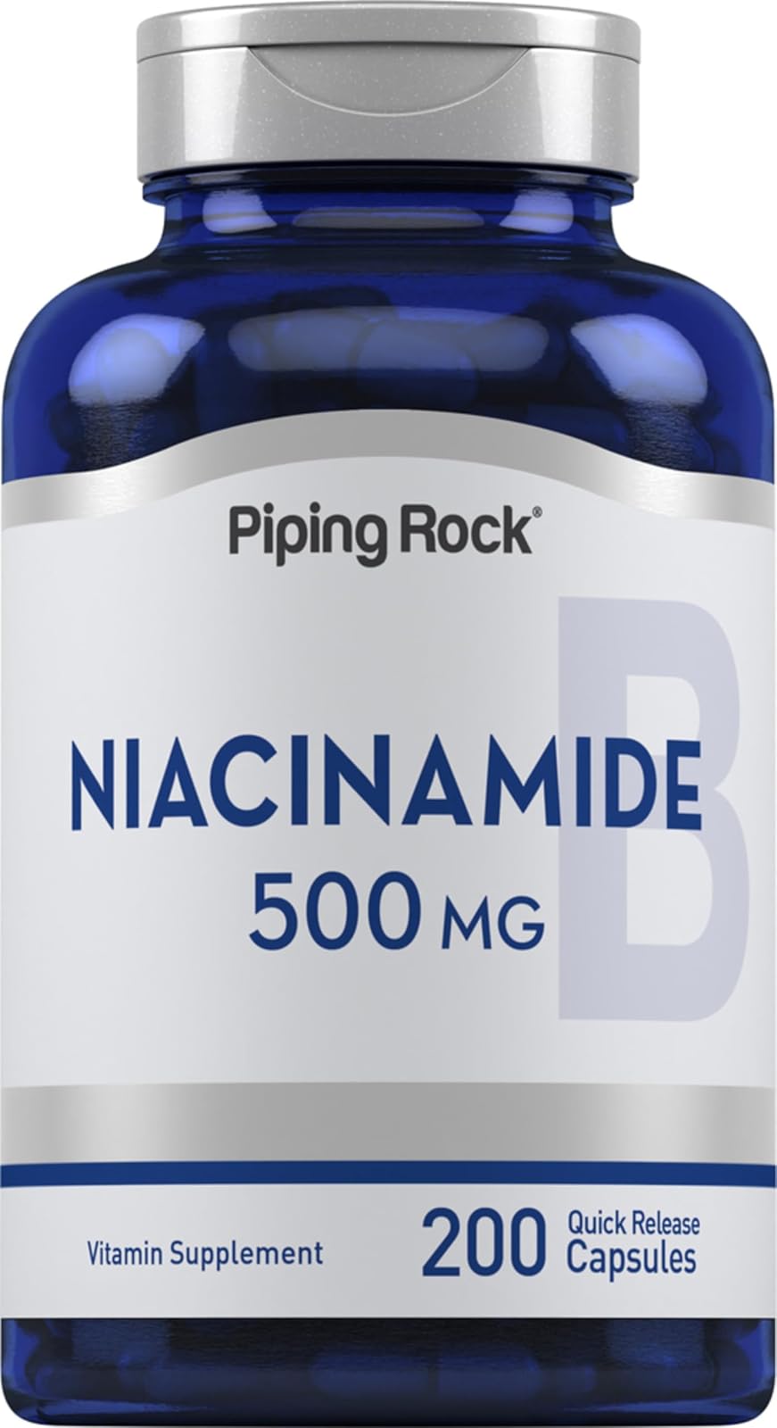 Piping Rock Niacinamide 500 mg capsules