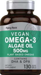 Piping Rock Omega 3 algae oil benefits