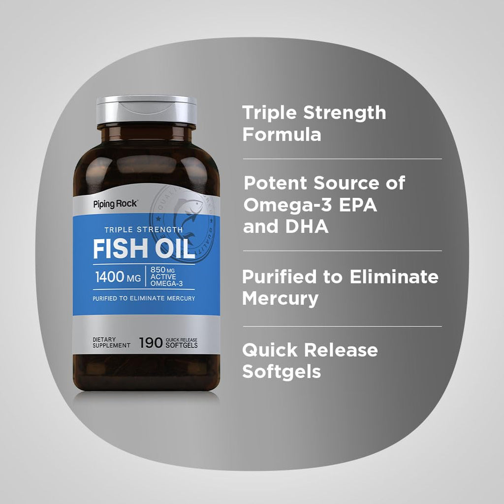 Piping Rock omega 3 for heart health