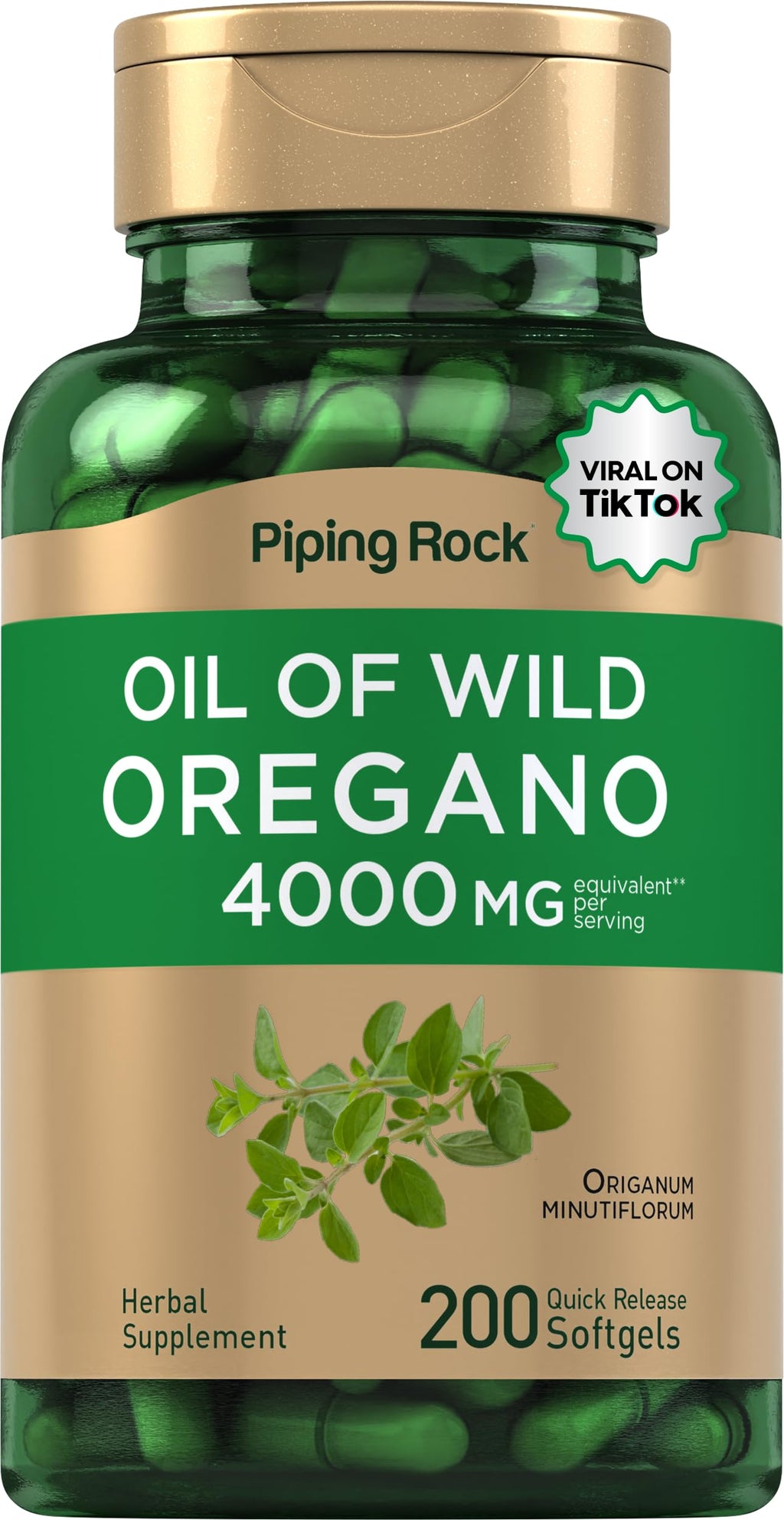 Piping Rock oregano oil softgels