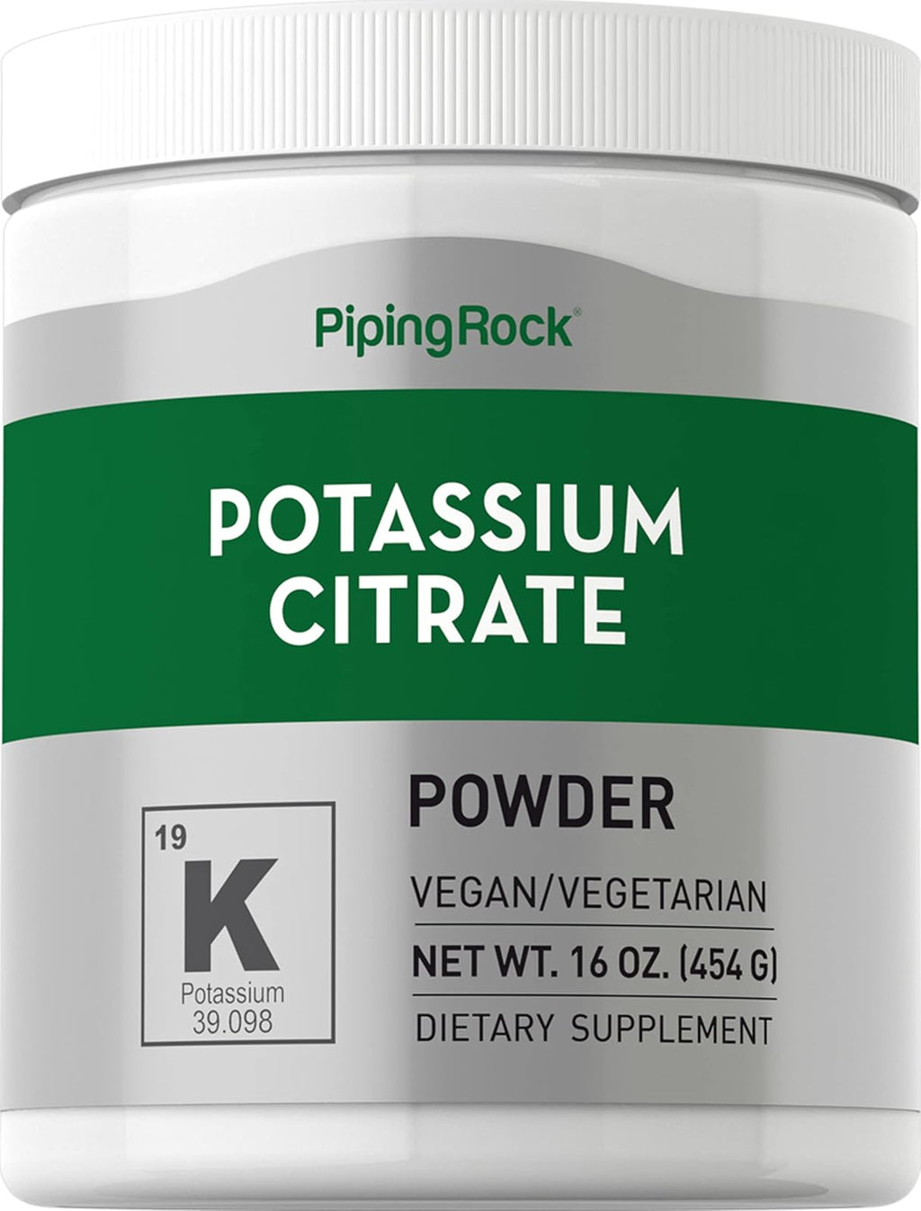 Piping Rock potassium citrate powder supplement