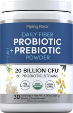 Piping Rock probiotic powder for gut health
