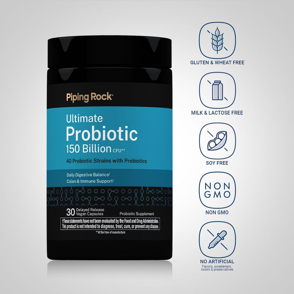 Piping Rock probiotics for gut health