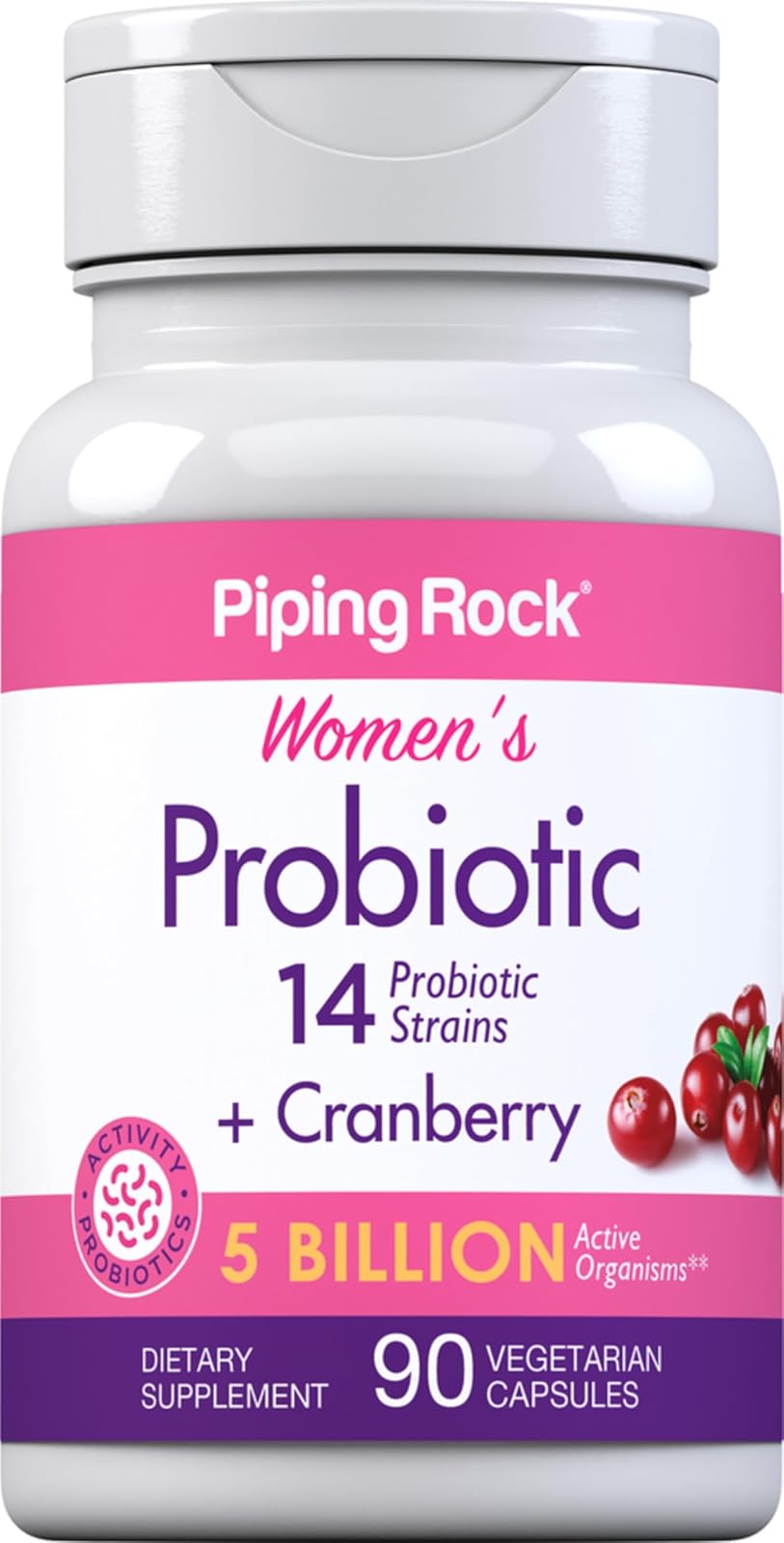 Piping Rock probiotics with cranberry