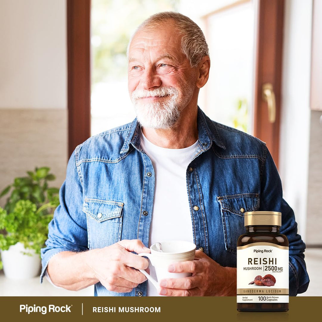Piping Rock reishi mushroom antioxidant properties