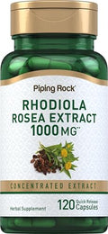 Piping Rock rhodiola capsules for stress relief