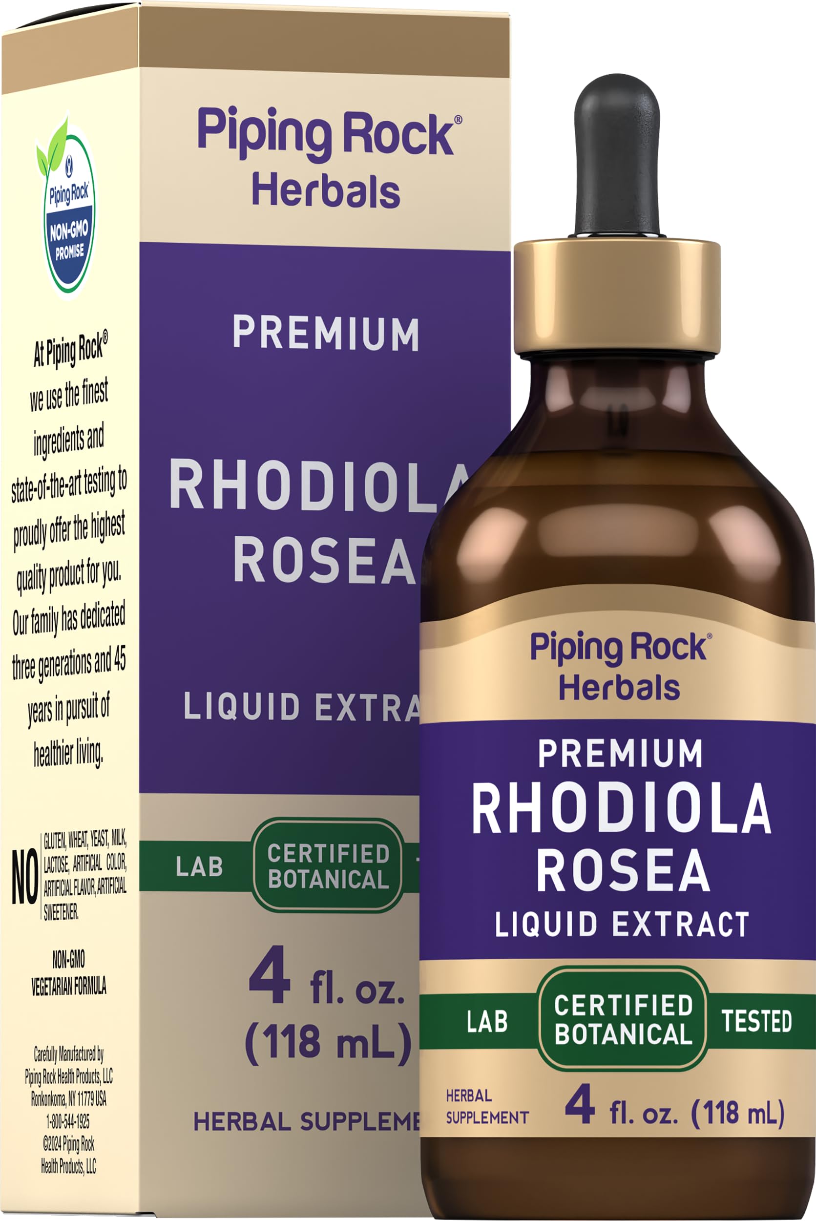 Piping Rock Rhodiola tincture benefits