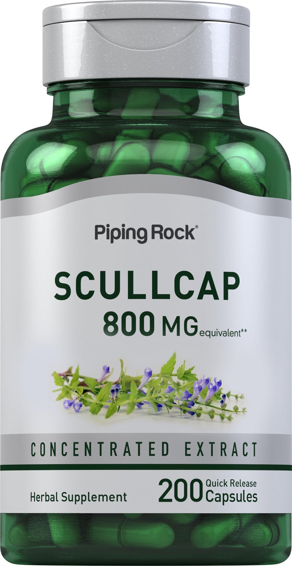 Piping Rock Scullcap herb capsules