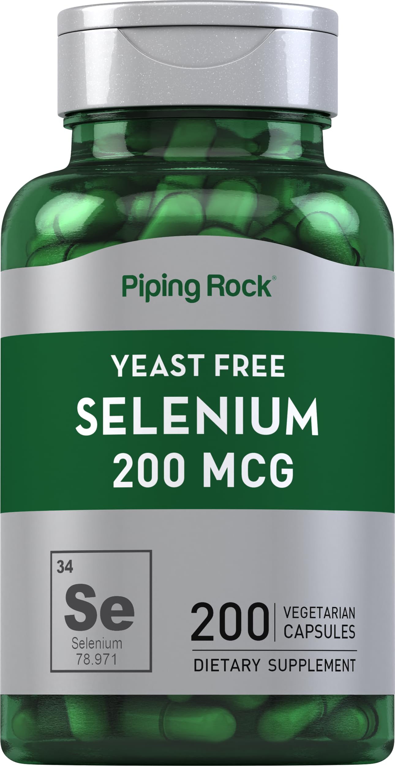 Piping Rock selenium supplement capsules