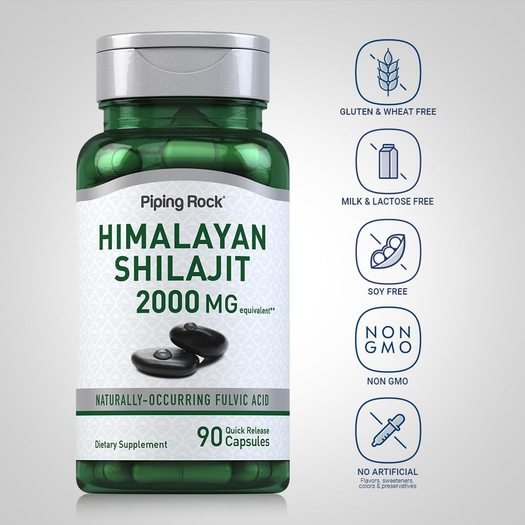 Piping Rock shilajit for overall wellness