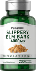 Piping Rock slippery elm capsules