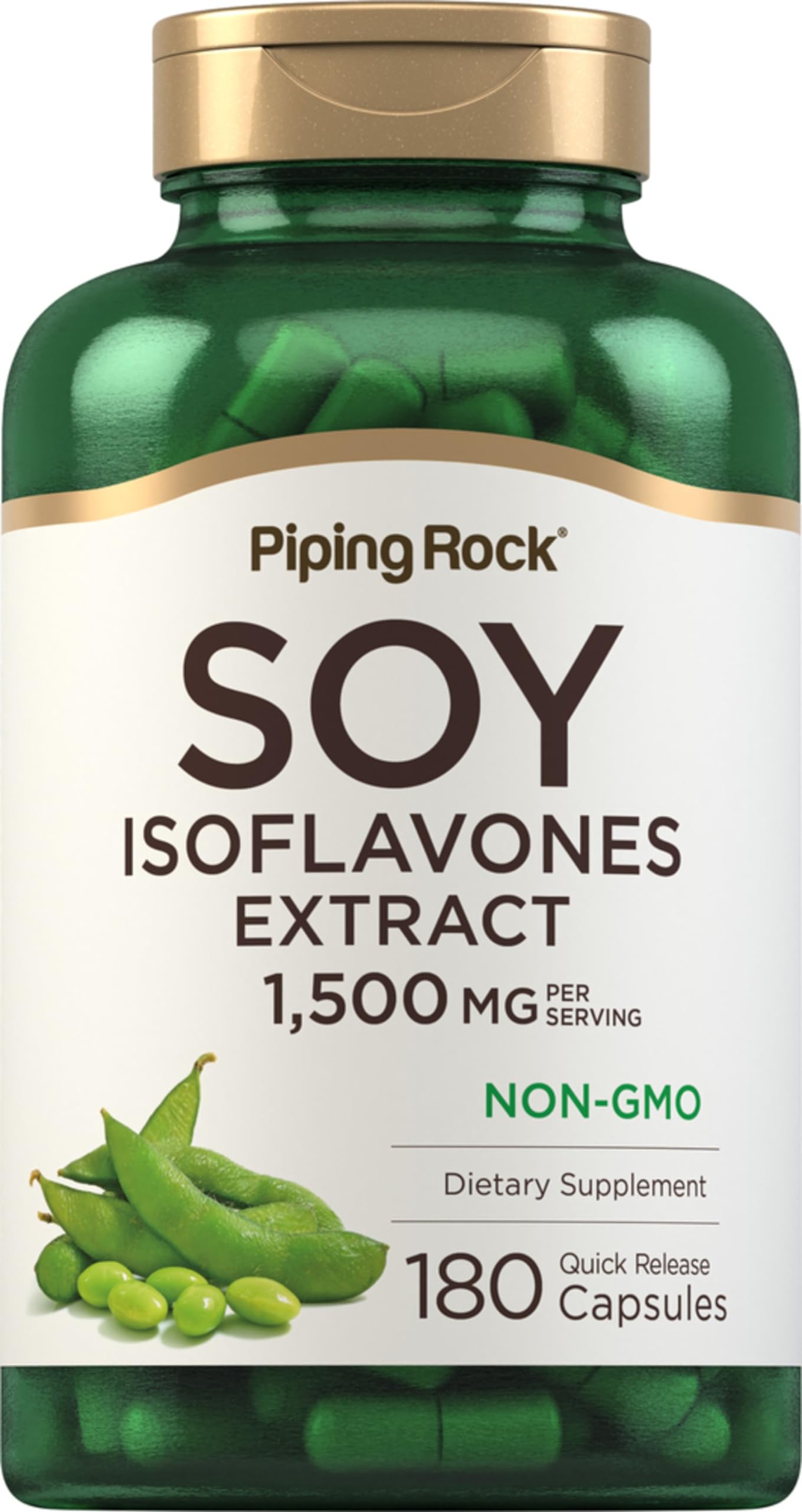 Piping Rock soy isoflavones capsules