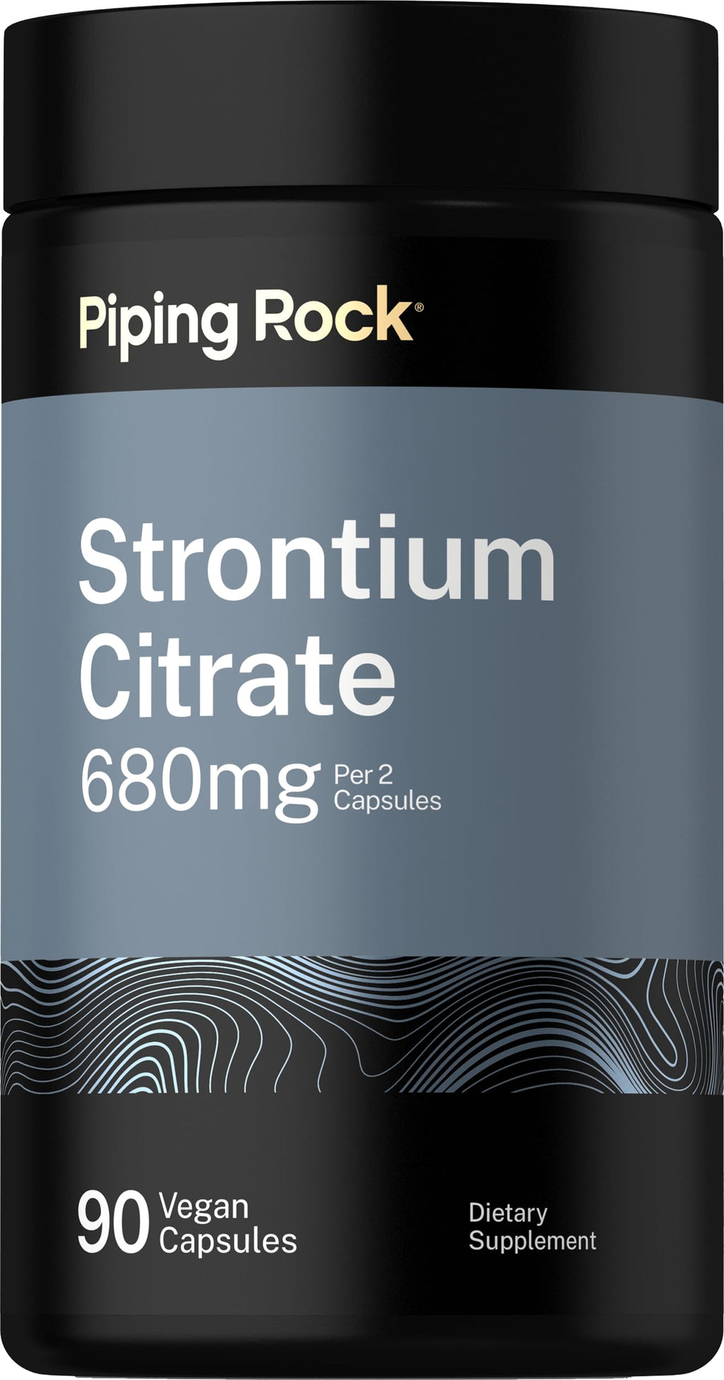 Piping Rock Strontium Citrate capsules