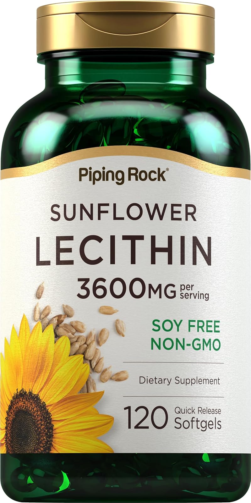 Piping Rock sunflower lecithin benefits