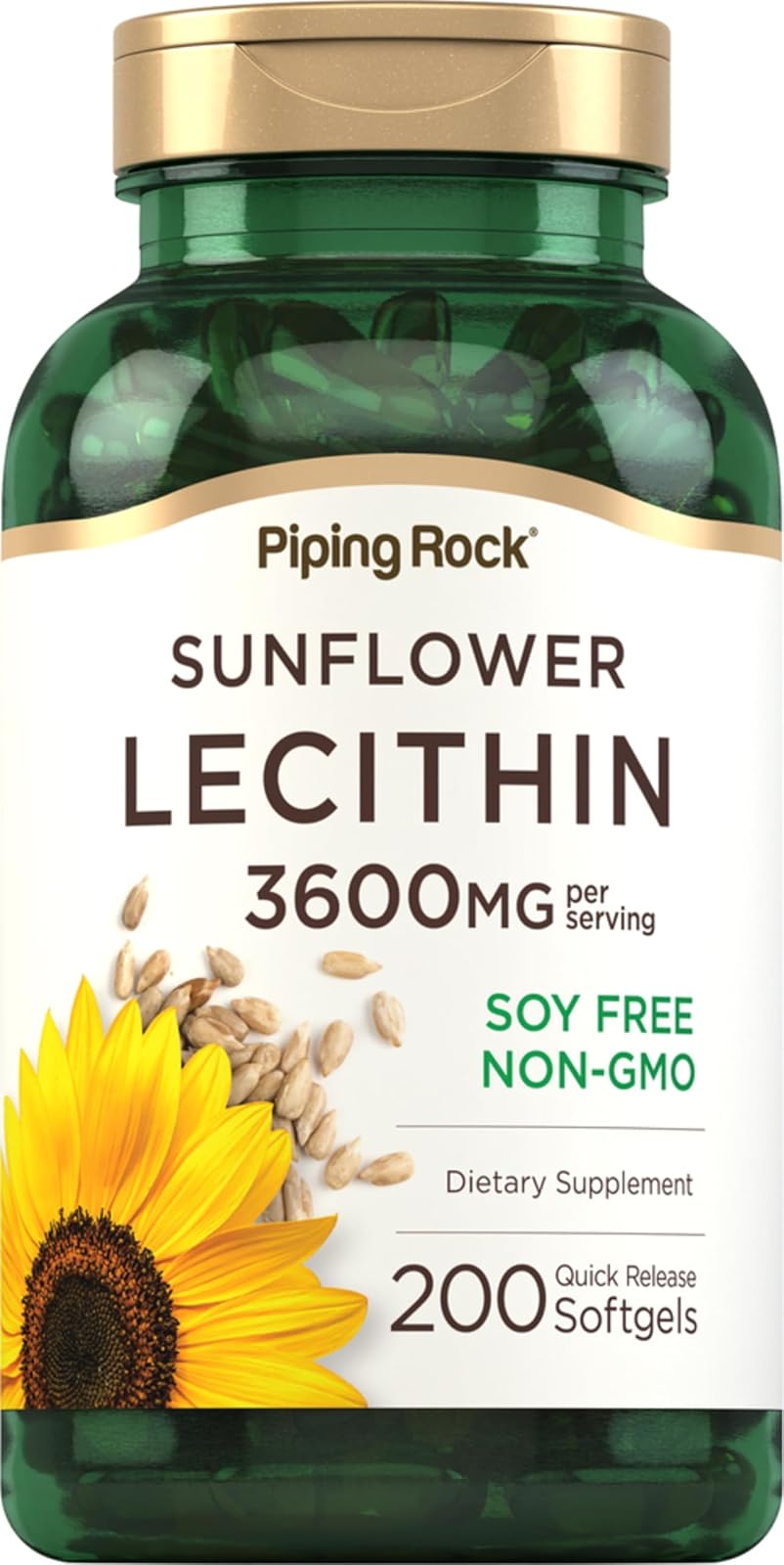 Piping Rock sunflower lecithin benefits