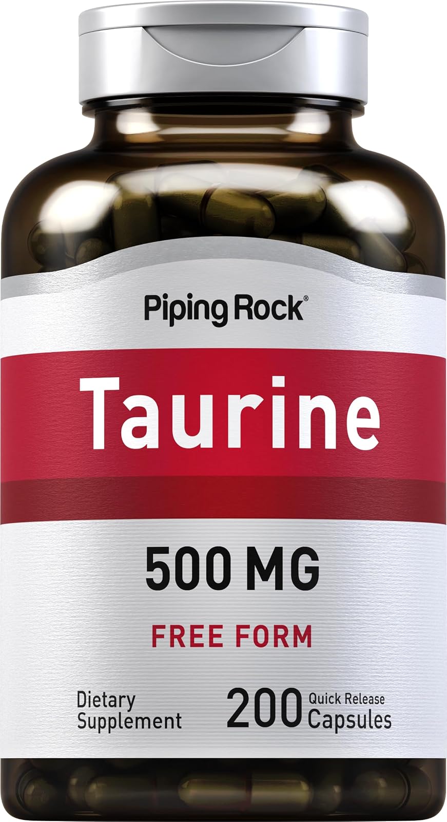 Piping Rock Taurine 500 mg capsules