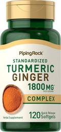 Piping Rock turmeric and ginger capsules