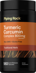 Piping Rock turmeric curcumin capsules