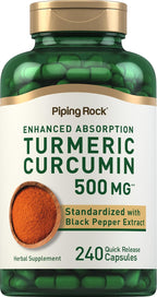 Piping Rock turmeric curcumin capsules