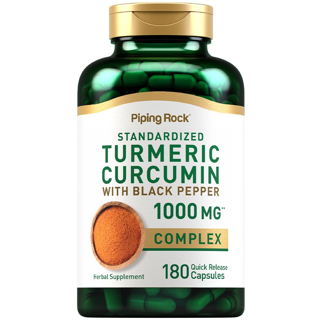 Piping Rock turmeric curcumin capsules