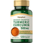 Piping Rock turmeric curcumin capsules
