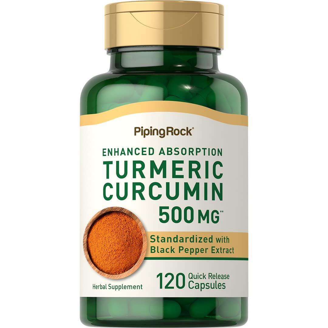 Piping Rock turmeric curcumin capsules