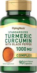 Piping Rock turmeric curcumin capsules