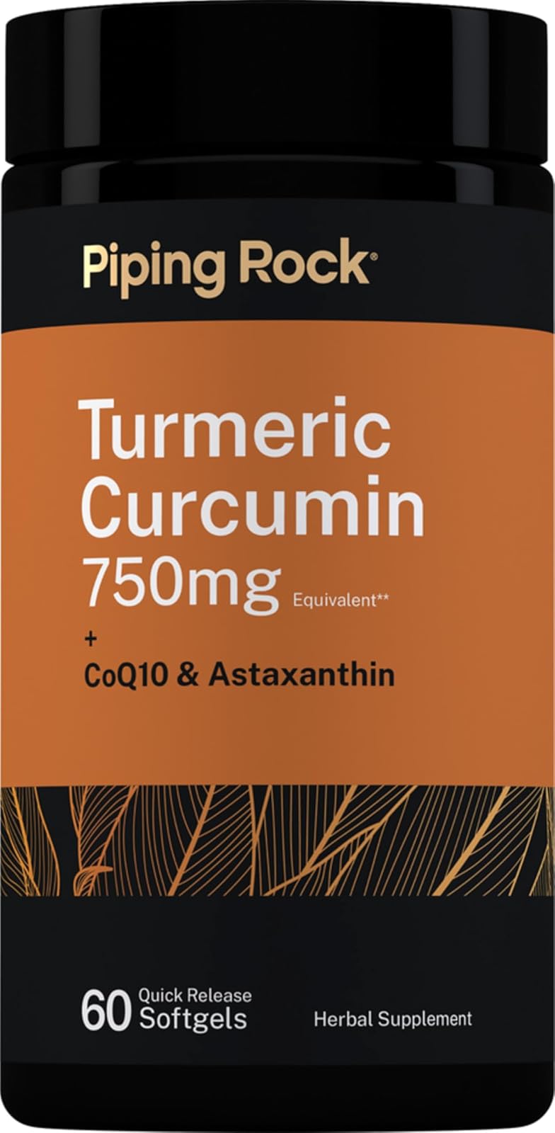 Piping Rock turmeric curcumin softgels