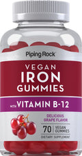 Piping Rock vegan iron gummies