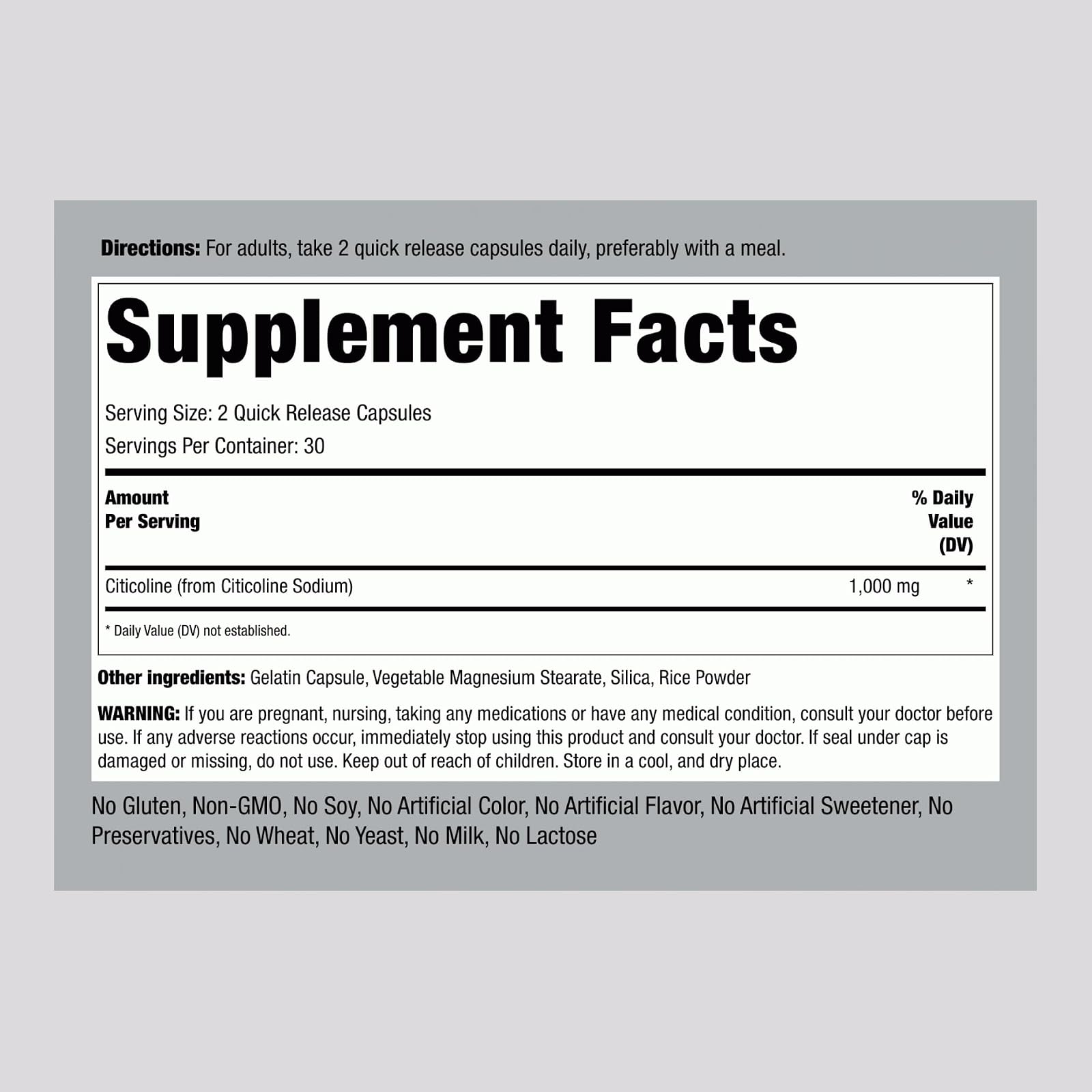 Piping Rock vitamin B complex supplement