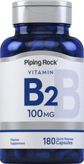 Piping Rock Vitamin B2 capsules
