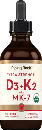 Piping Rock Vitamin D3 K2 drops