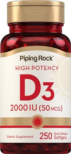 Piping Rock Vitamin D3 softgels