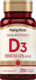 Piping Rock Vitamin D3 softgels