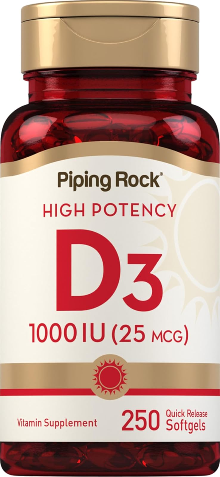 Piping Rock Vitamin D3 softgels