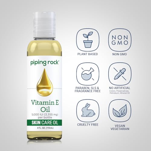 Piping Rock Vitamin E oil for scars