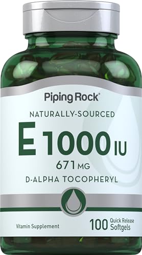 Piping Rock Vitamin E softgel capsules