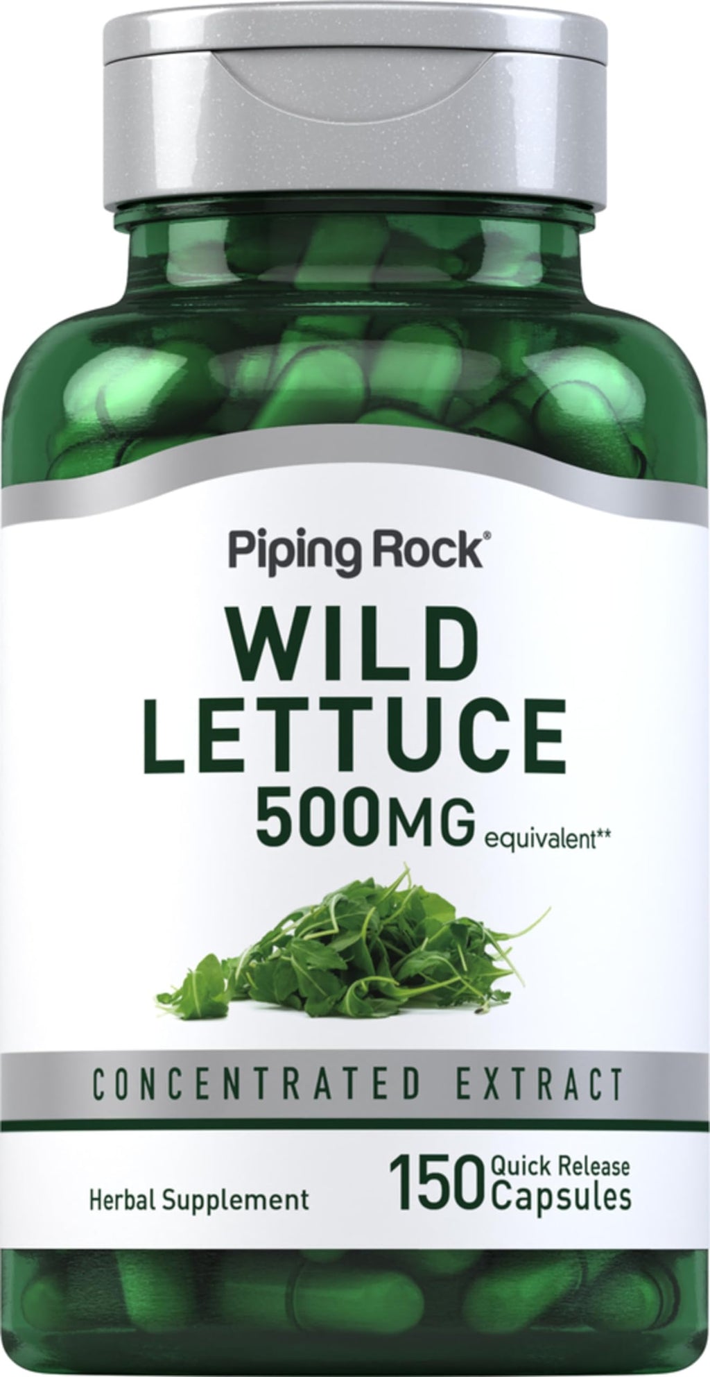 Piping Rock wild lettuce extract capsules
