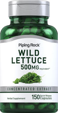 Piping Rock wild lettuce extract capsules