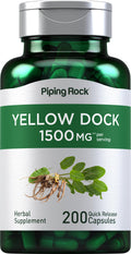 Piping Rock Yellow Dock Root capsules