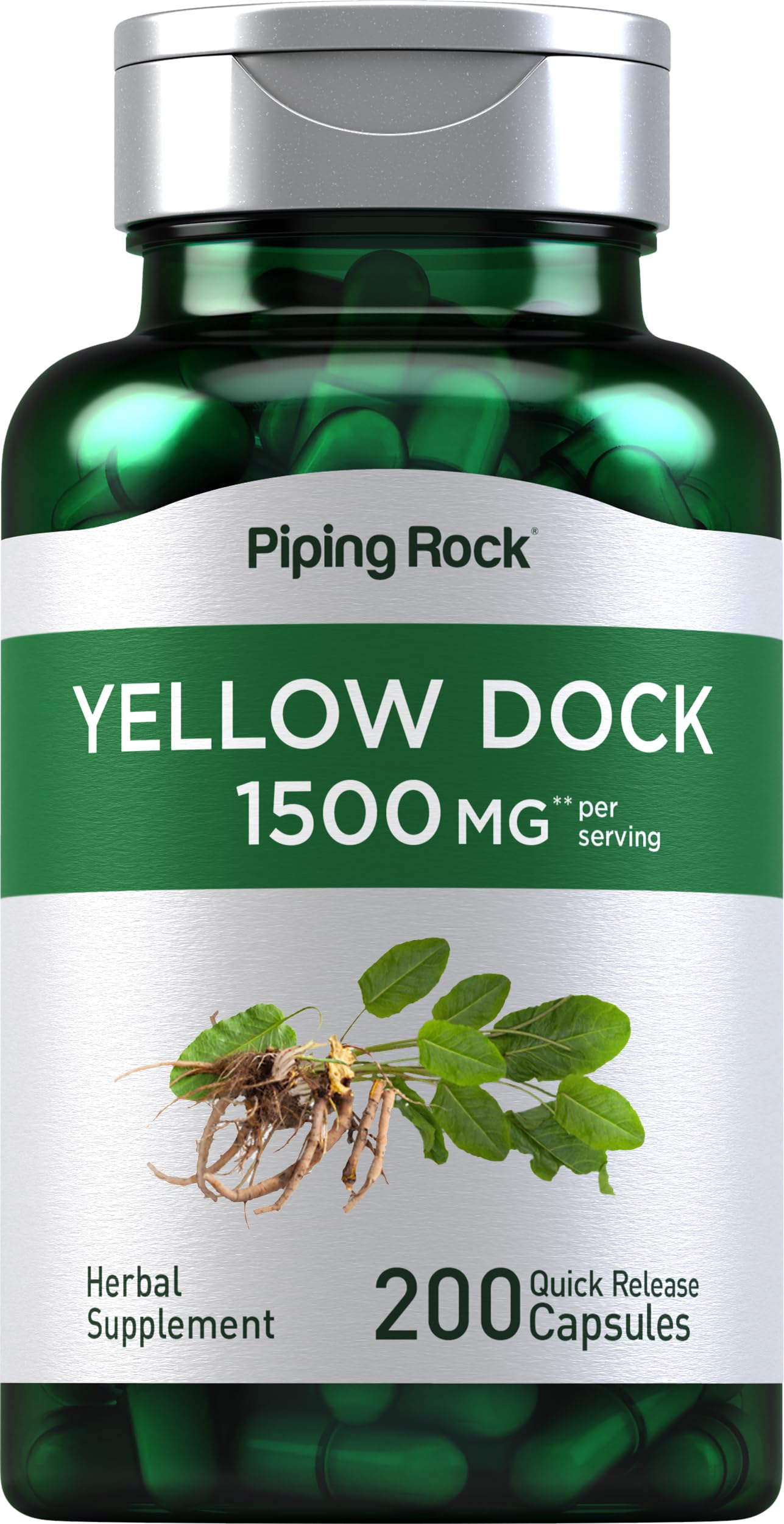 Piping Rock Yellow Dock Root capsules