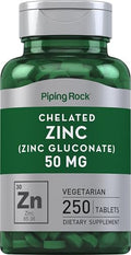 Piping Rock zinc supplement benefits
