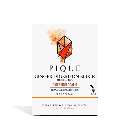 Pique organic ginger tea sticks