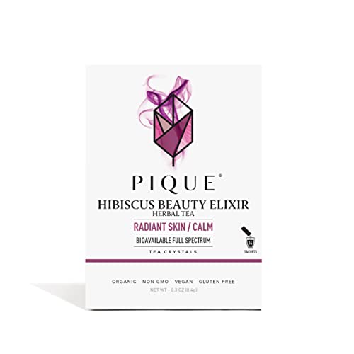 Pique organic hibiscus tea crystals
